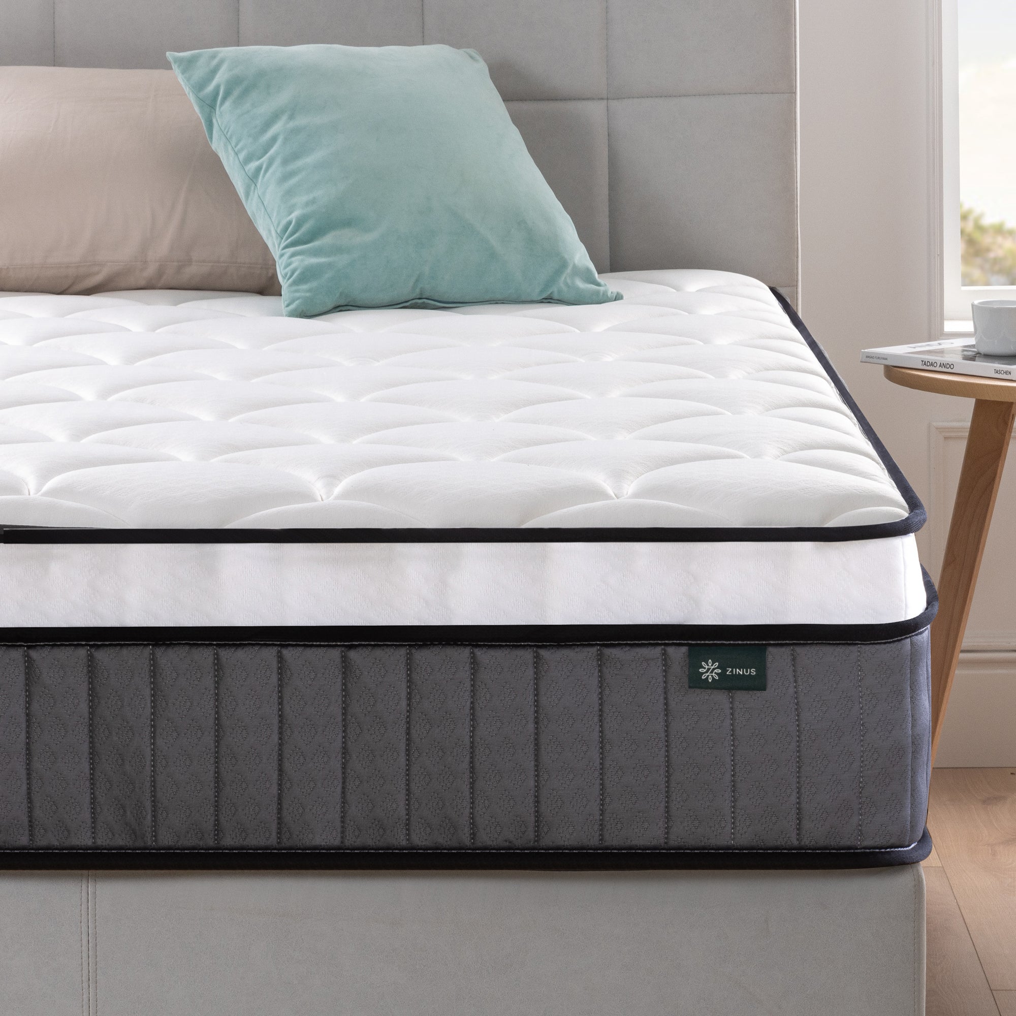 25cm Therapeutic FusionTech Euro Top iCoil® Spring Mattress | Zinus ...